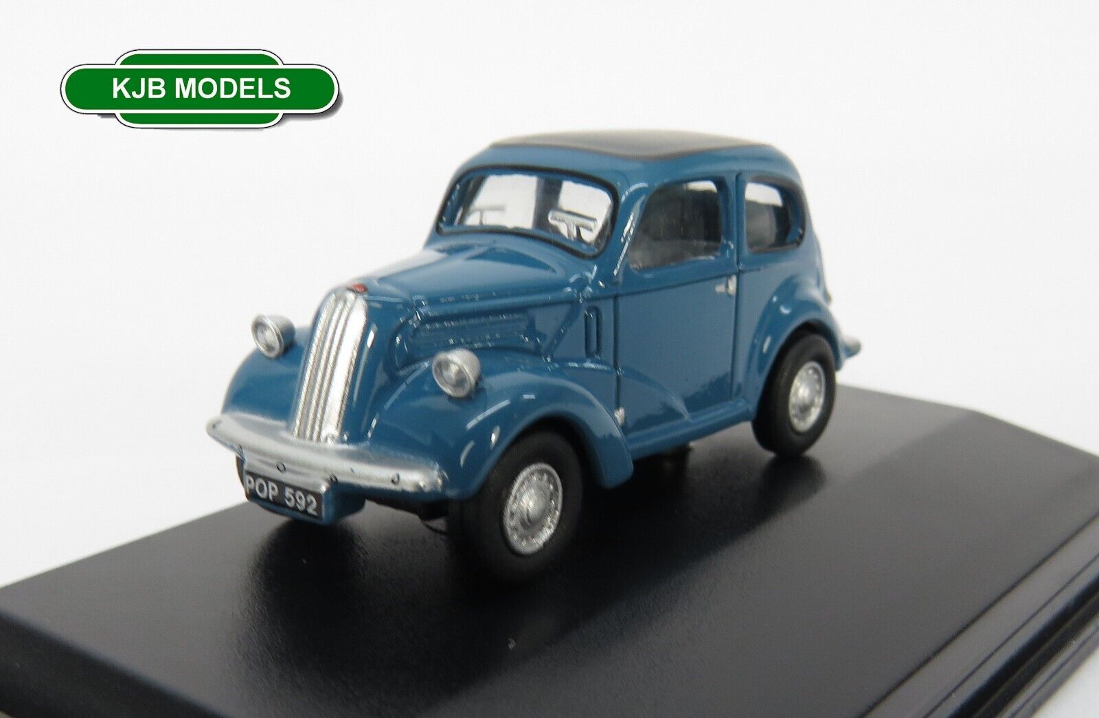 Oxford Diecast 76FP001 Ford Popular 103E Blue Car - KJB Models