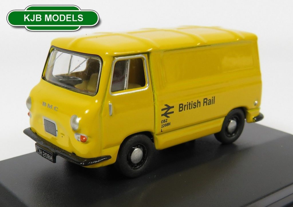 OXFORD DIECAST 1:76 76J4002 BMC J4 BR YELLOW VAN BRITISH RAIL - KJB Models