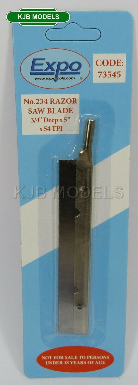 BNIB EXPO 73545 No 234 Razor saw Blade - Modelling Tool - KJB Models