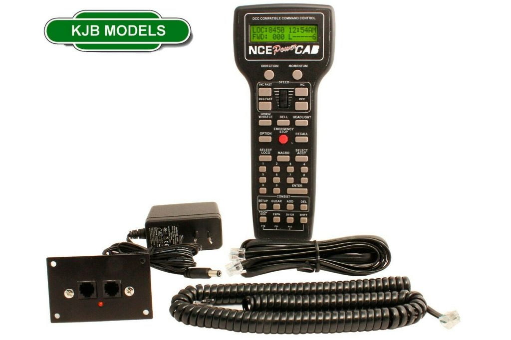 NCE 05240042 PowerCab Digital DCC Hand Held Controller (UK Plug) N OO ...