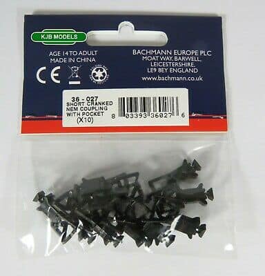 BNIB OO Gauge Bachmann 36-027 Short Cranked NEM Coupling with Pocket ...
