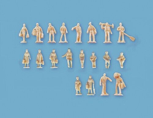 Peco Model Scene 5157 Assorted Unpainted Figures Set B - KJB Models
