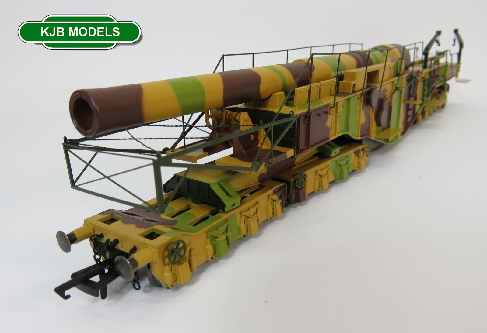 Oxford Rail OR76BOOM03 WWI Boche Buster Large Rail Gun - Kjb Models