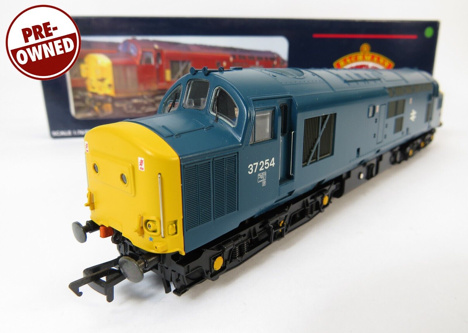 Bachmann 32-776DS DCC SOUND Class 37 254 BR Blue Loco - KJB Models