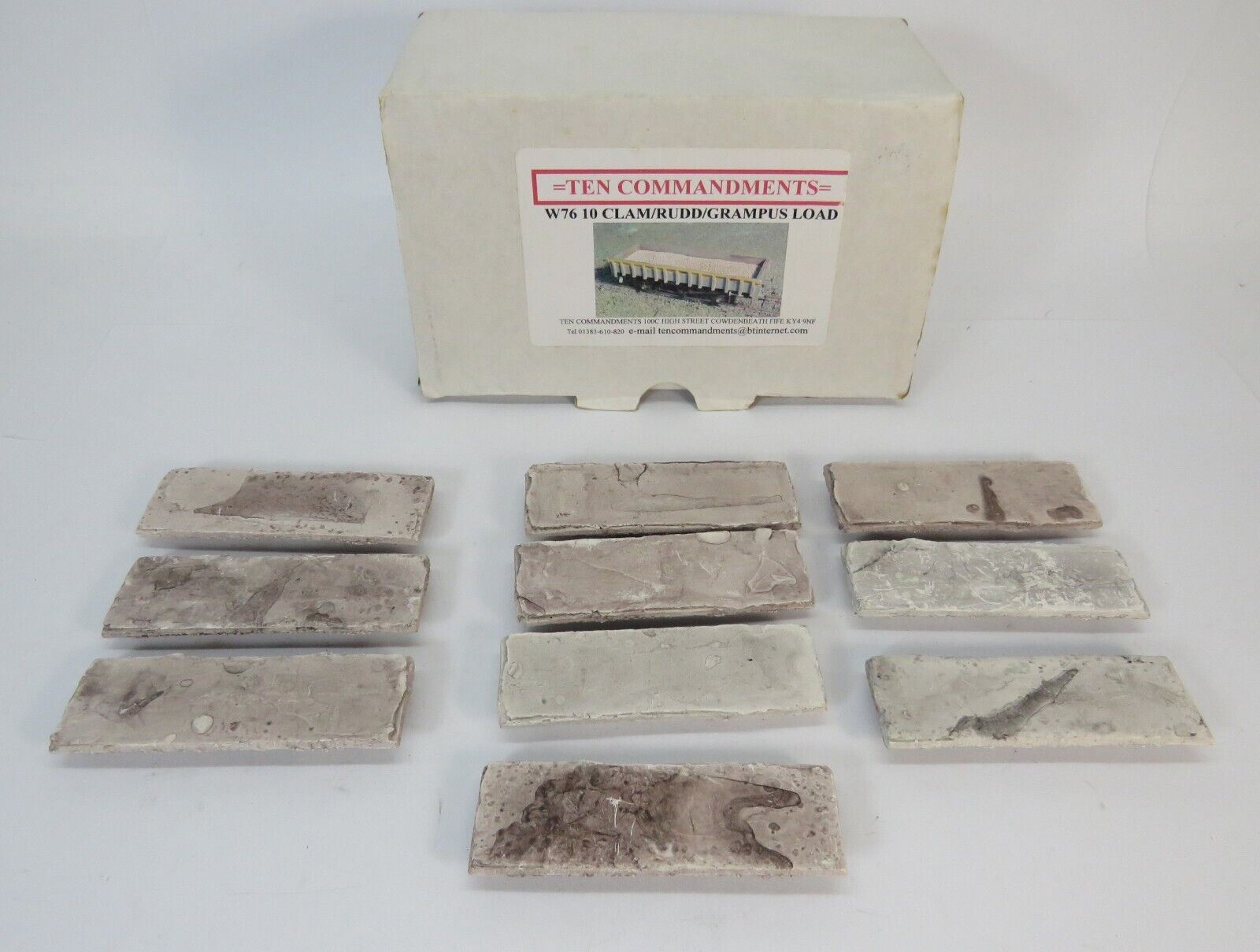 Ten Commandments W76 10 Pack Ballast Wagon Loads Clam, Rudd, Grampus ...