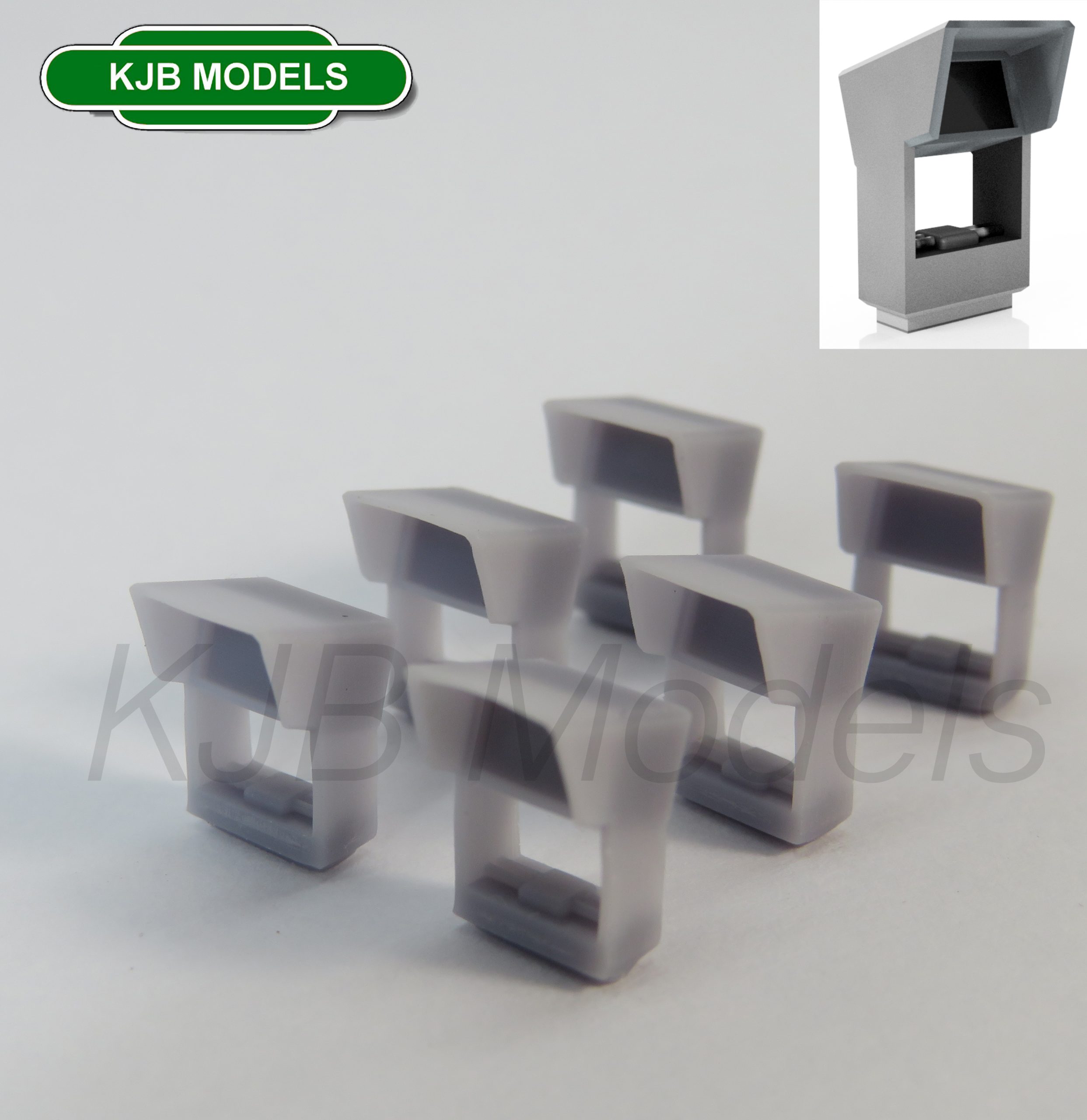Rusty Rails RRM032 Route Indicators (Pack of 6) OO Gauge - Kjb Models