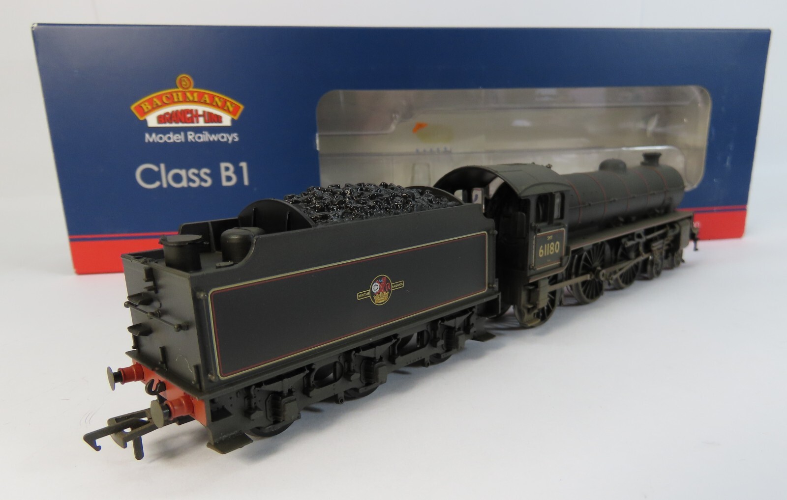Bachmann 31-716 Class B1 61180 BR Black Loco Weathered - KJB Models