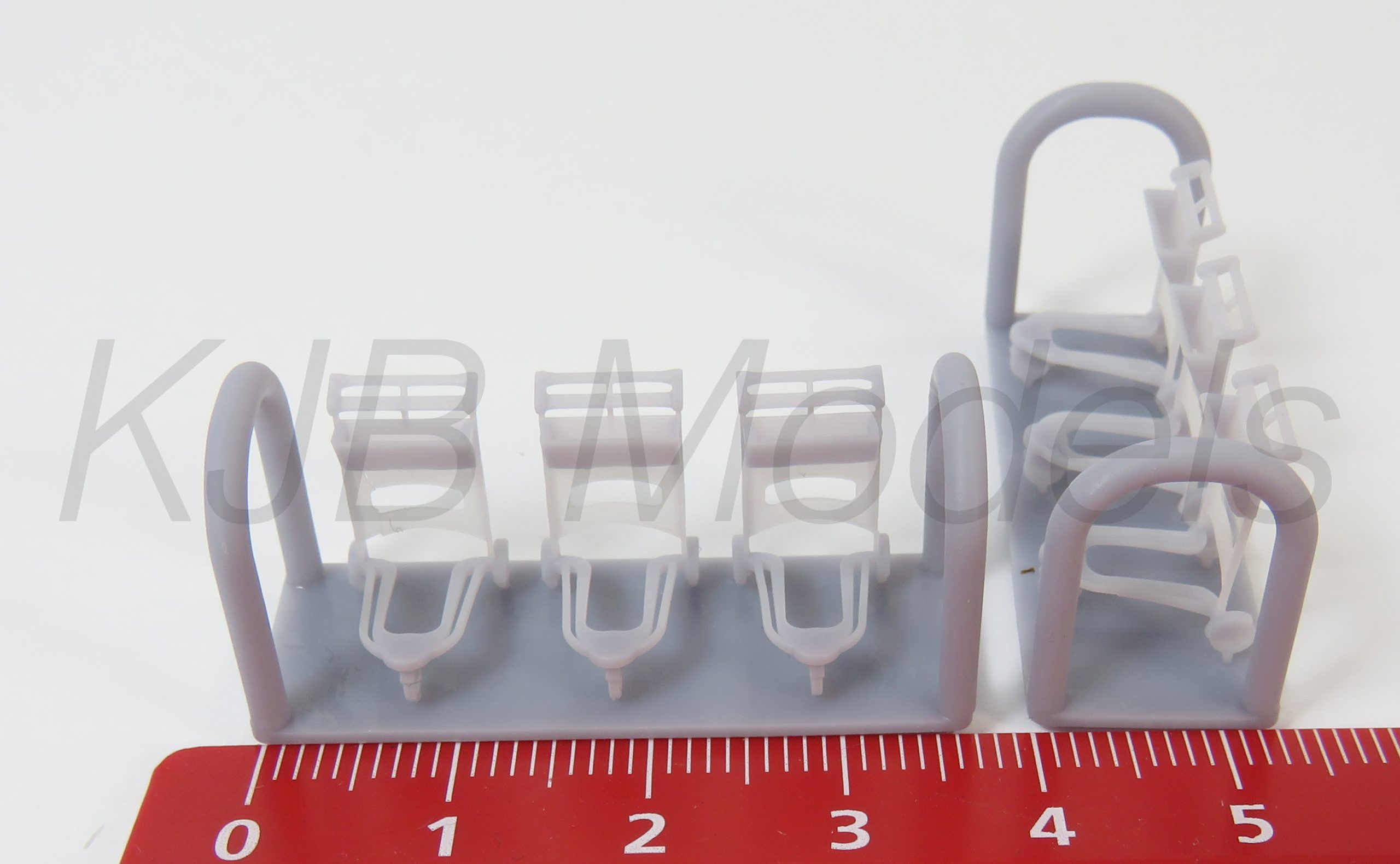 Rusty Rails RRM053 Luggage Trolley (Pack of 6) OO Gauge - KJB Models